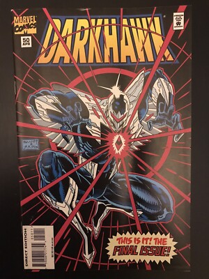 Darkhawk #50 first printing Marvel Comic Book Final Issue in Series | eBay