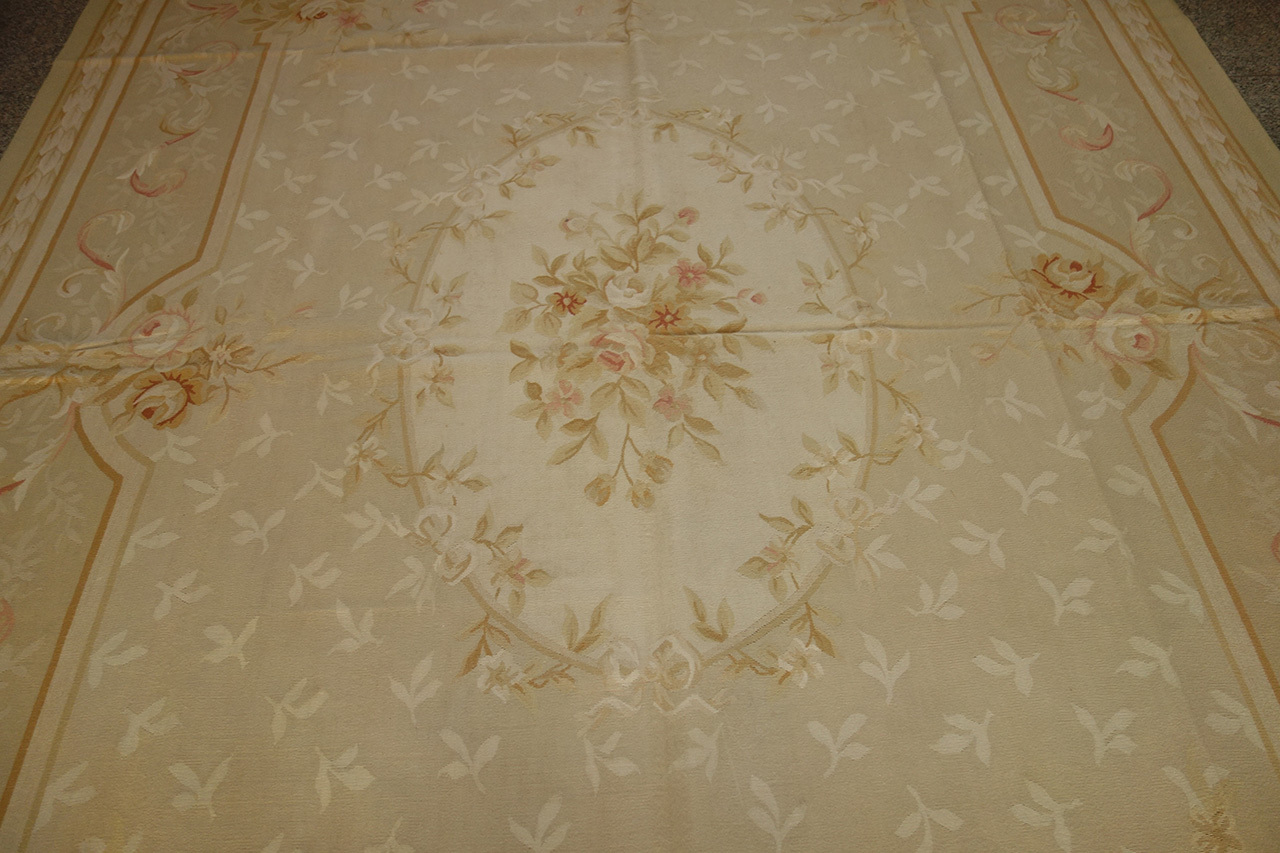 French Market Collection Handmade Fine Aubusson Carpet (European style ...