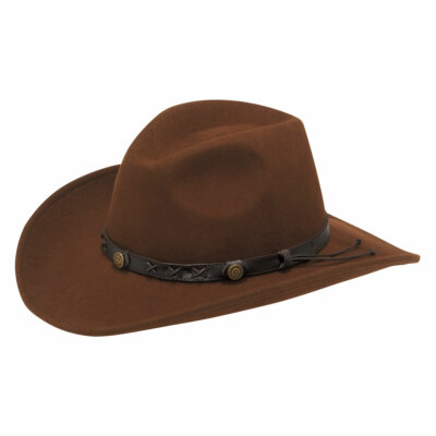 Twister Dakota Crushable Chestnut Brown Wool Cowboy Hat 7211057 | eBay