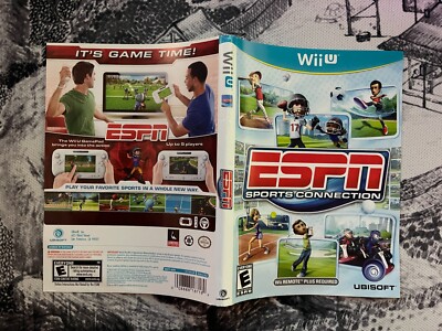 ESPN Sports Connection Nintendo Wii U Cover Art Insert Only - NO GAME ...