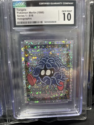 1999 Merlin Pokemon Tangela Prism #S18 – PSA 10 (GEM MINT) | eBay