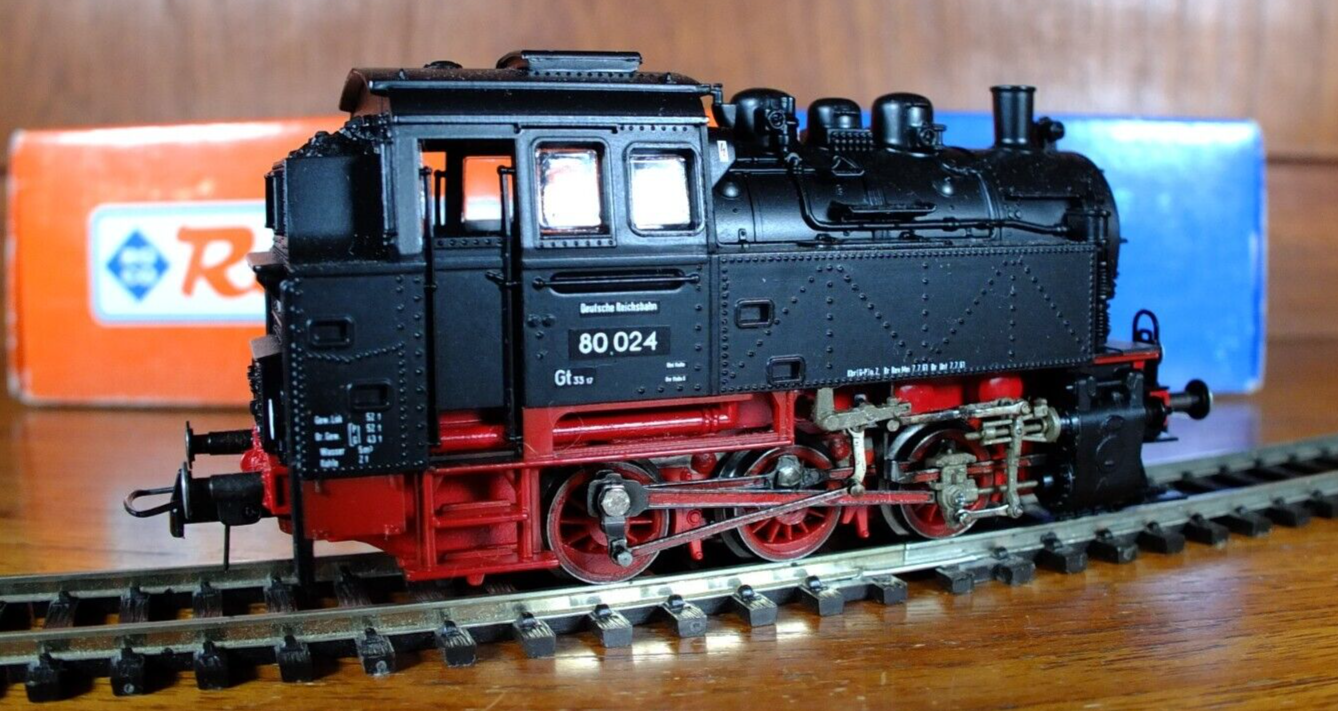 Roco 43209 BR 80 Steam Locomotive DR H0 1 87 OVP KC4 for sale online | eBay