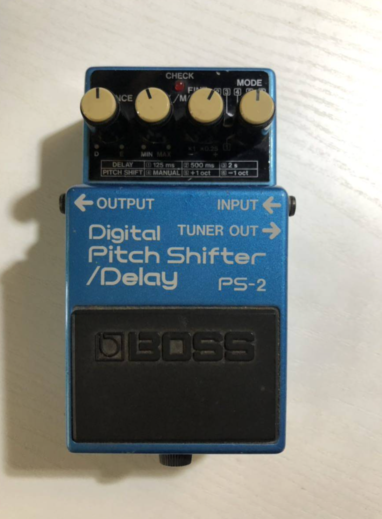 Boss PS-2 Digital Pitch Shifter Delay Guitar Effect Pedal In Working ...