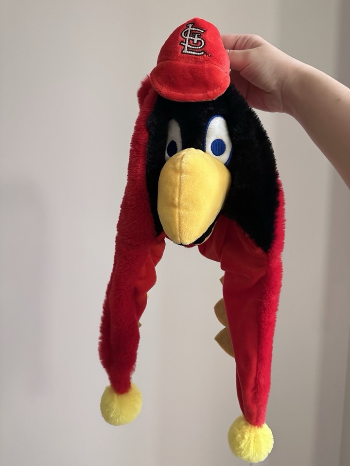St Louis Cardinals Plush Fredbird Red Hat 4/13/25 Busch Stadium SGA ...