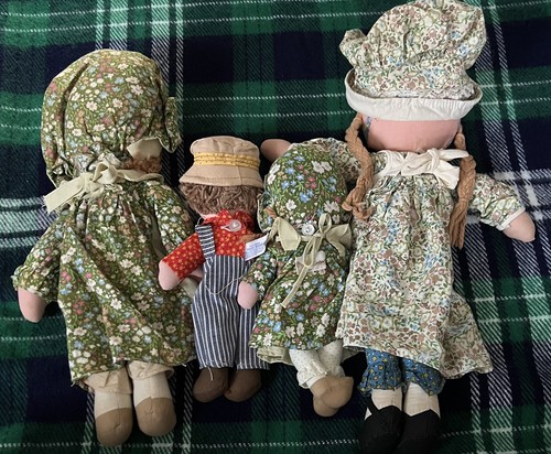 Vintage KNICKERBOCKER Holly Hobbie & Friends Soft Rag Dolls 1970s Lot Of 4 | eBay