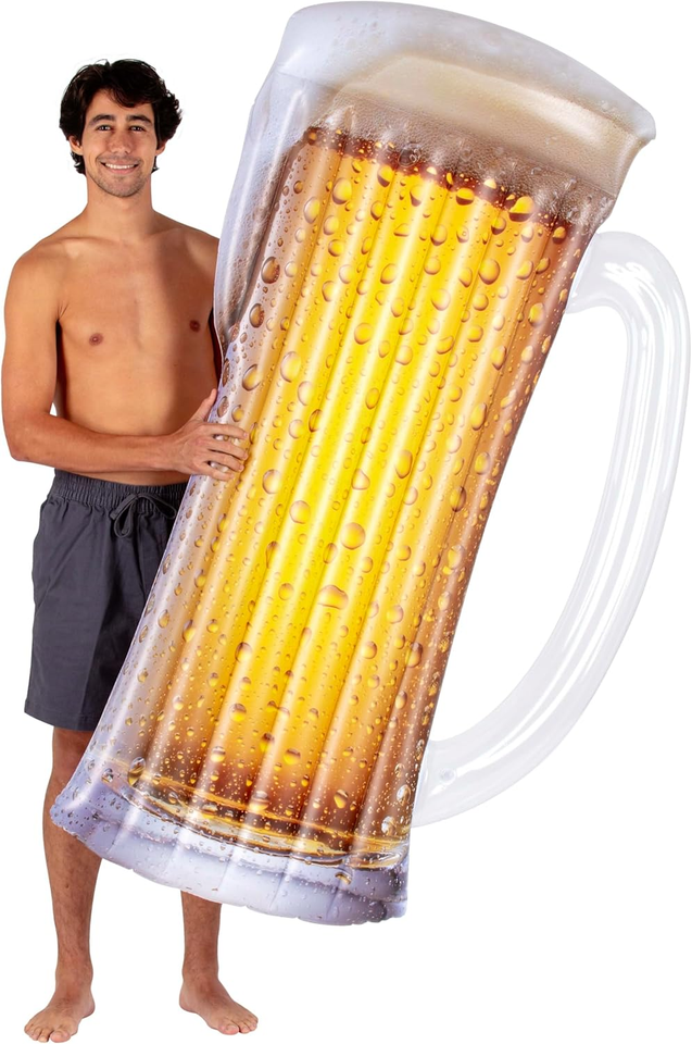 Giant Inflatable Beer Mug Pool Raft - Bright Realistic Graphics | eBay