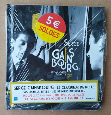 2 CD -- SERGE GAINSBOURG. LE CLAQUEUR DE MOTS 1958-1959 -- 2010 | eBay