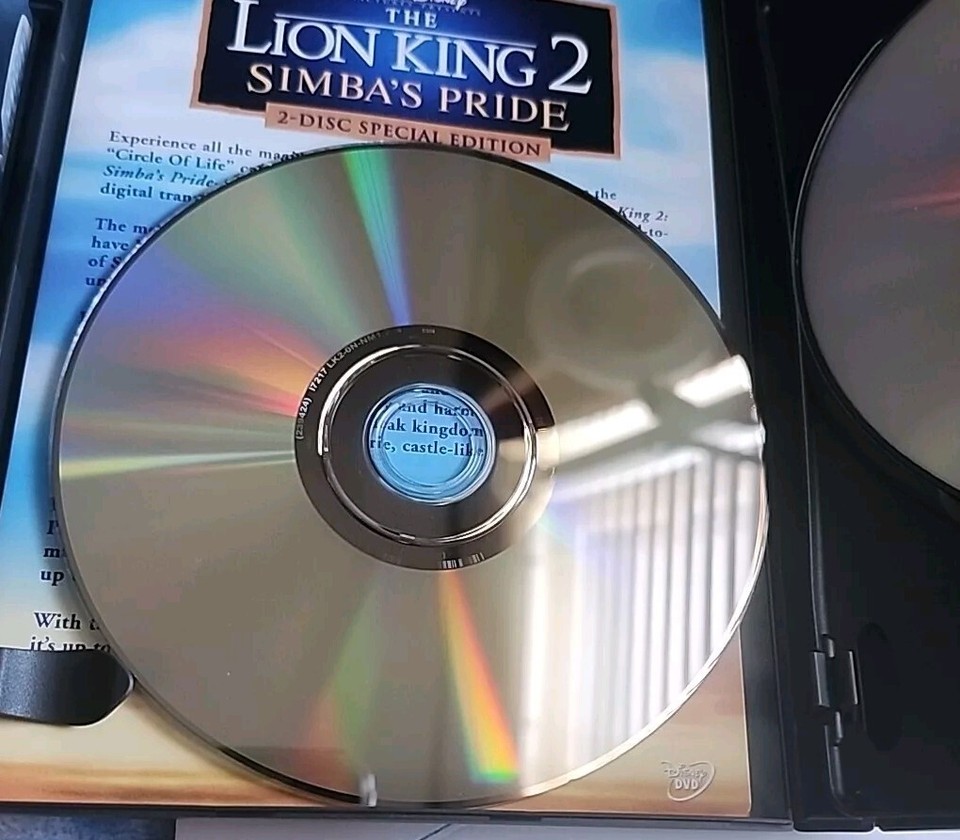 The Lion King 2: Simba's Pride (Two-Disc Special Edition) DVDs Disney Pre-owned | eBay