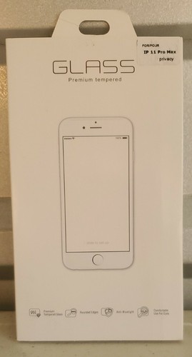 UNIPHA Tempered Privacy Glass Screen Protector For iPhone 11 Pro Max ...