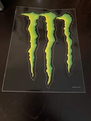 Monster Energy Claw Logo Decal 6”x8” LARGE STICKER | eBay