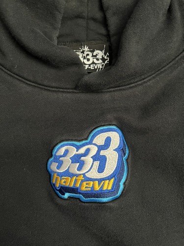 Half Evil 333 Embroidered Hoodie Streetwear L | eBay