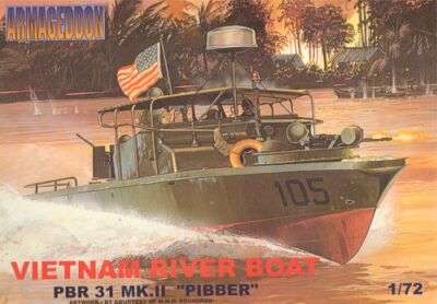 Mach 2 AR07 1:72 P.B.R. Mk.II 'Pibber' U.S. Navy River Patrol Boat ...