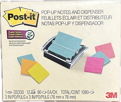 Post-it Notes Dispenser & Dispenser Pop-up Notes, Wave Pattern Design ...