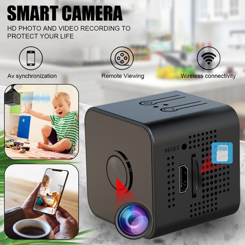 Wireless Wifi Mini Surveillance Camera IP Home Security HD 1080P DV ...