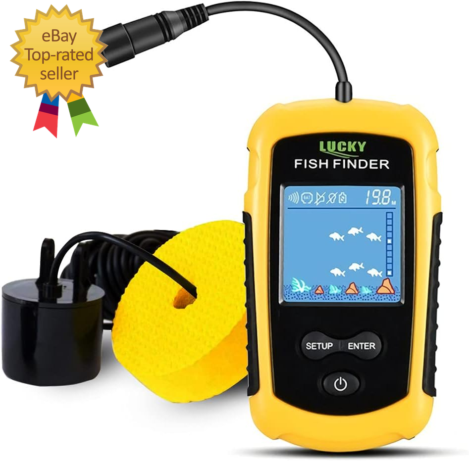 Kayak Portable Fish Depth Finder Water Handheld Fish Finder Sonar ...