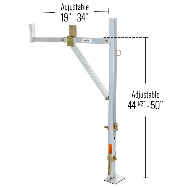 Apex Pickup Truck Ladder Rack No-drill Adjustable Aluminum Ndalr for ...