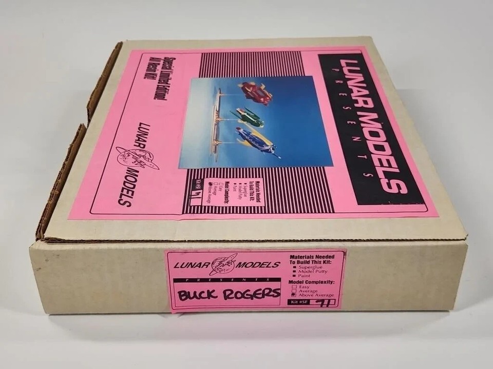 LUNAR MODELS RESIN BUCK ROGERS MODEL KIT (New In Box) Rare NIB HTF MINT ...