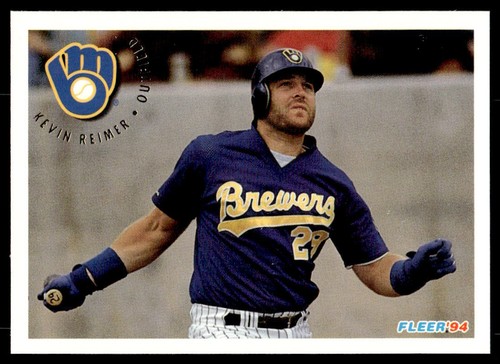 1994 Fleer 189 Kevin Reimer Milwaukee Brewers Baseball Card | eBay