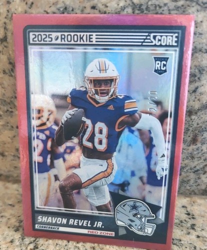 🔥 SHAVON REVEL JR. Cowboys 2025 Score Football RED Zone *12/20* SSP 📈🔥📈 ...