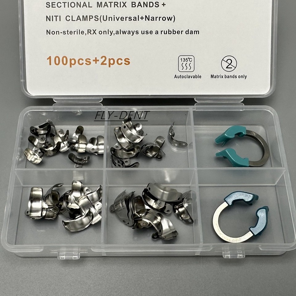 Dental Matrix Bands Clamp Ring Sectional Matrice Fit Garrison Palodent ...