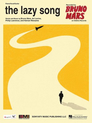 The Lazy Song by Bruno Mars for Piano Vocal Sheet Music Guitar Chords ...