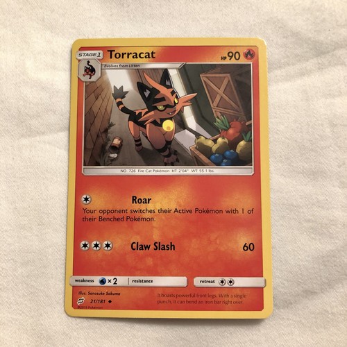 Torracat 21/181 Uncommon Team Up NM Pokemon card | eBay