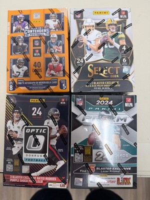 2024 Panini 4 Box Lot Optic Select Prizm Contenders Blaster Box Football Sealed | eBay
