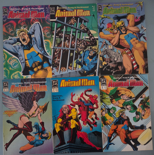 ANIMAL MAN SET OF 20 ISSUES (1988) DC COMICS MORRISON! BRIAN BOLLAND ...