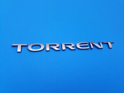 06 07 08 09 PONTIAC TORRENT REAR GATE CHROME EMBLEM LOGO BADGE SYMBOL ...