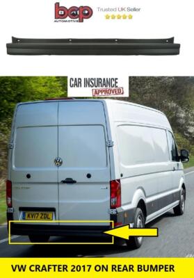 CRAFTER REAR BUMPER 2017 2018 2019 2020 2021 2022 2023 CENTRE TEXTURED ...