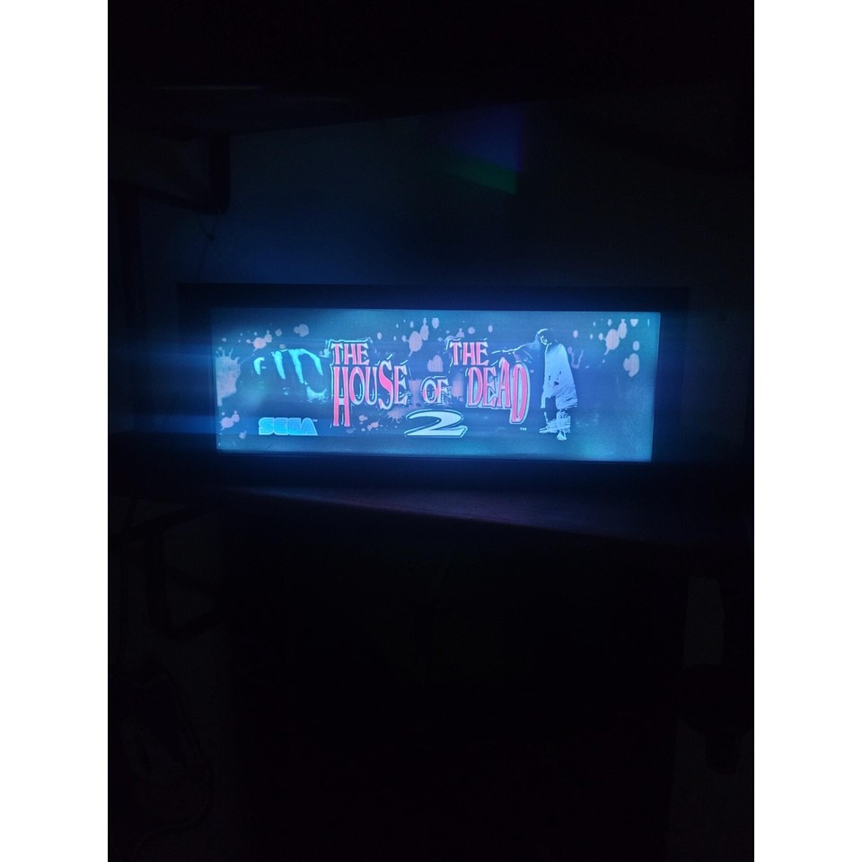 House Of The Dead 2 Arcade Marquee Backlit Sign Display | eBay