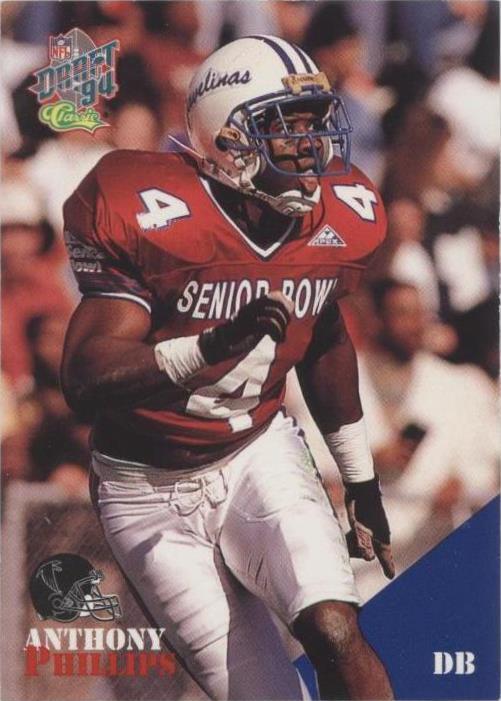 1994 Classic NFL Draft Anthony Phillips #84 for sale | eBay