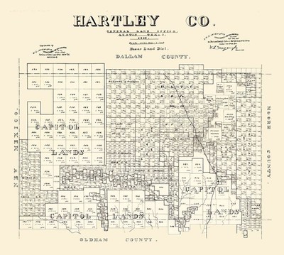 Hartley County Texas - McGaughey 1882 > McGaughey | eBay