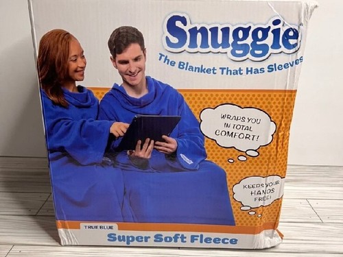 Snuggie- The Original Wearable Blanket Sealed Sleeves Warm Cozy Super ...