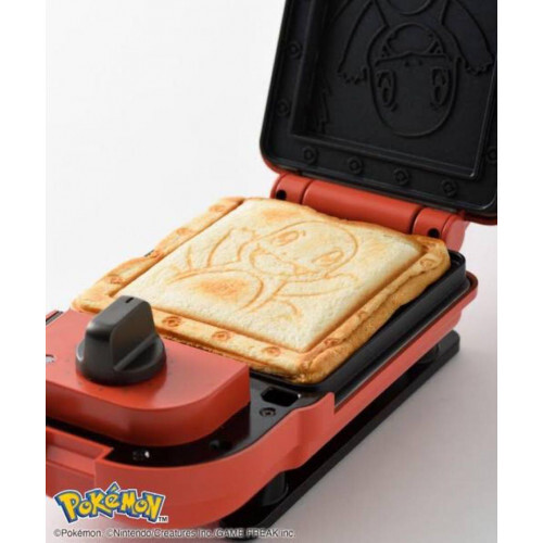 BRUNO Pokemon Hot Sandwich Maker Single Red Charmander Pikachu Grilled ...