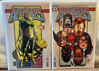 AVENGERS/X-men MARK BROOKS CORNER BOX VARIANTS NM 2023 Lot Of 4 Books ...