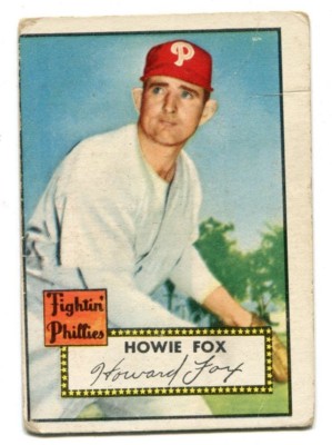 Howie Fox 1952 Topps #209 Red Back Phillies VG 48312 | eBay