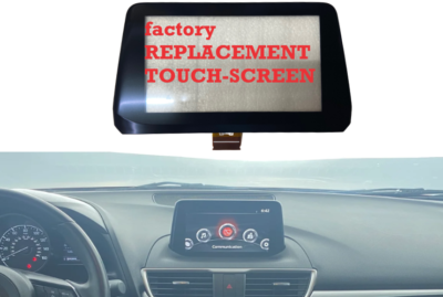 REPLACEMENT 7" TOUCH-SCREEN 17 18 MAZDA 3 GPS NAVIGATION RADIO DISPLAY ...