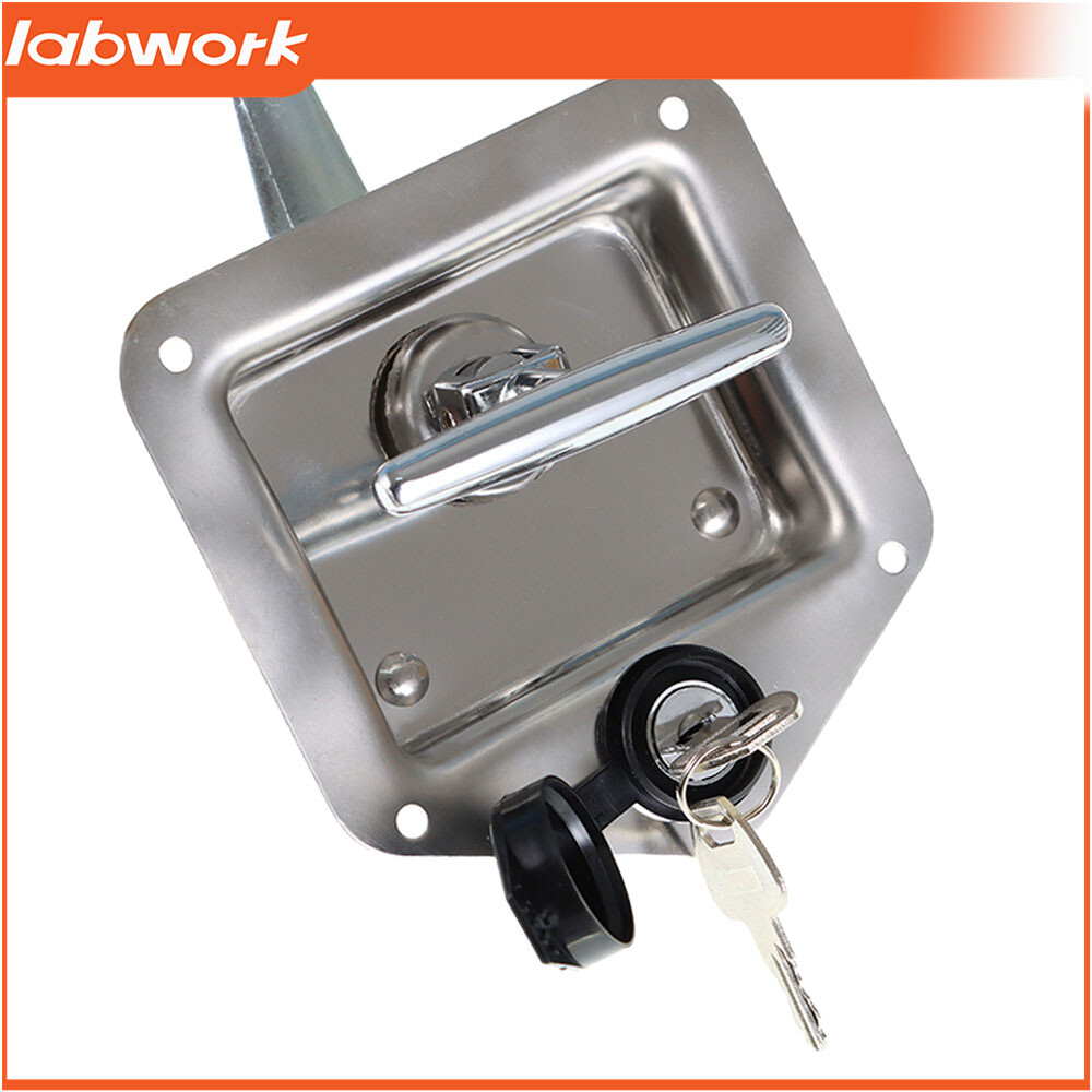 2PCS T Handle Locks Tool Box With Keys STAINLESS STEEL Camper Trailer ...