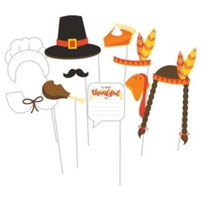 Thanksgiving Photo Fun Props 10 Pack Thanksgiving Party Decorations | eBay