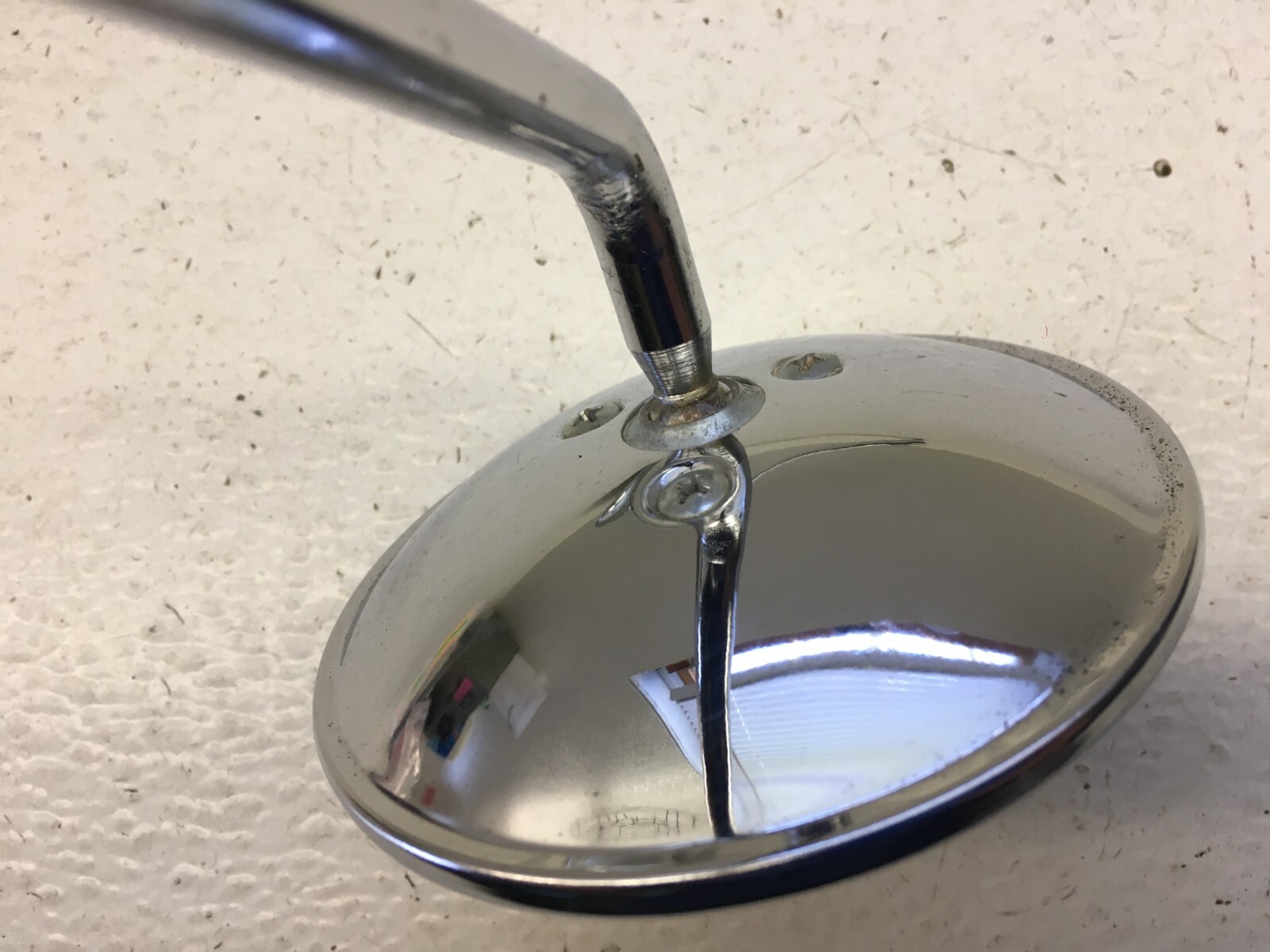 Round 4" Straight Arm Door Peep Mirrors Hotrod Rat Rod Custom | eBay