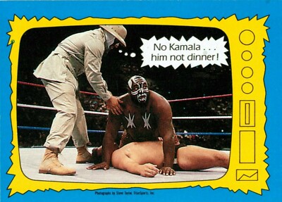 1987 WWF Wrestling Card KAMALA Topps WWE | eBay Australia