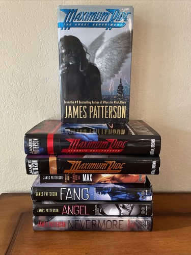 Maximum Ride Series James Petterson Book Lot of 7 HC/DJ PB #1-3,5-8 1st ...