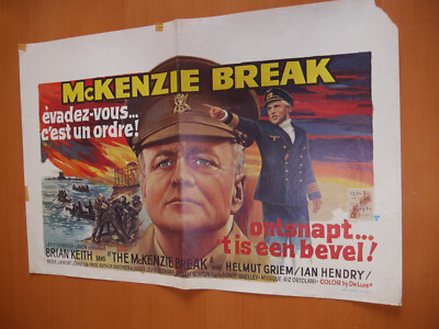 BRIAN KEITH THE MCKENZIE BREAK 1971 BELGIAN POSTER | eBay