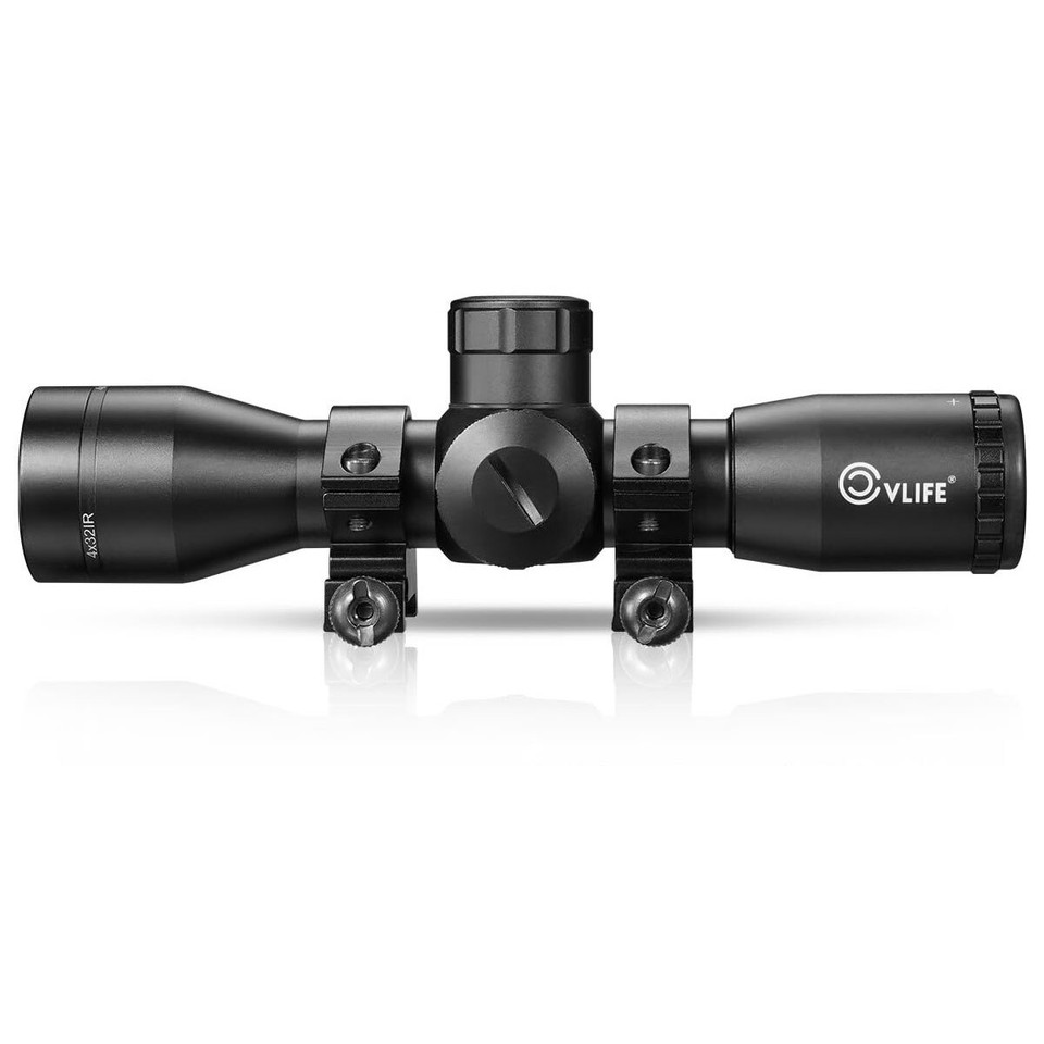 Professional 4x32 Crossbow Scope R/G illuminated Reticle Compact Cross ...