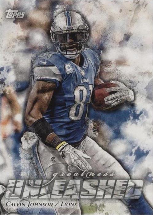 2014 Topps - Greatness Unleashed Calvin Johnson #GU-CJ for sale online ...