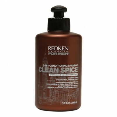 Redken For Men Clean Spice 2-in-1 Conditioning Shampoo, 10 Oz / 300 mL ...
