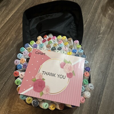 Markers, 121 Colors Dual Tip Art Markers Sketch Pens | eBay