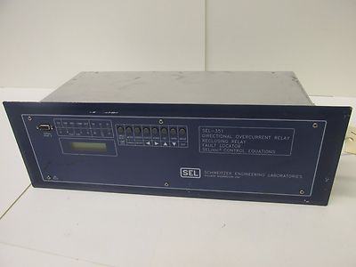 Schweitzer Engineering Labs. SEL-351 Directional Overcurrent Relay ...