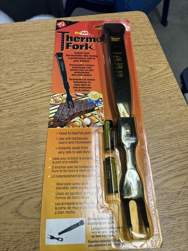 TruCook Thermo Fork Instant Read Meat Thermometer BBQ Temperature ...